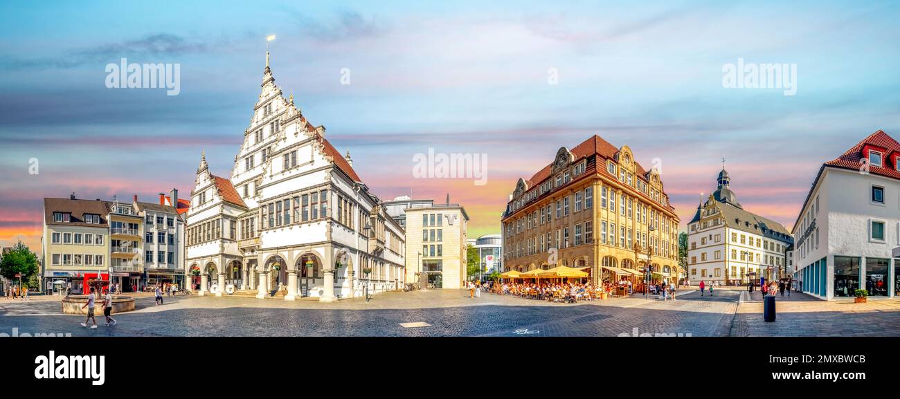 Old city of Paderborn, Germany Stock Photo - Alamy