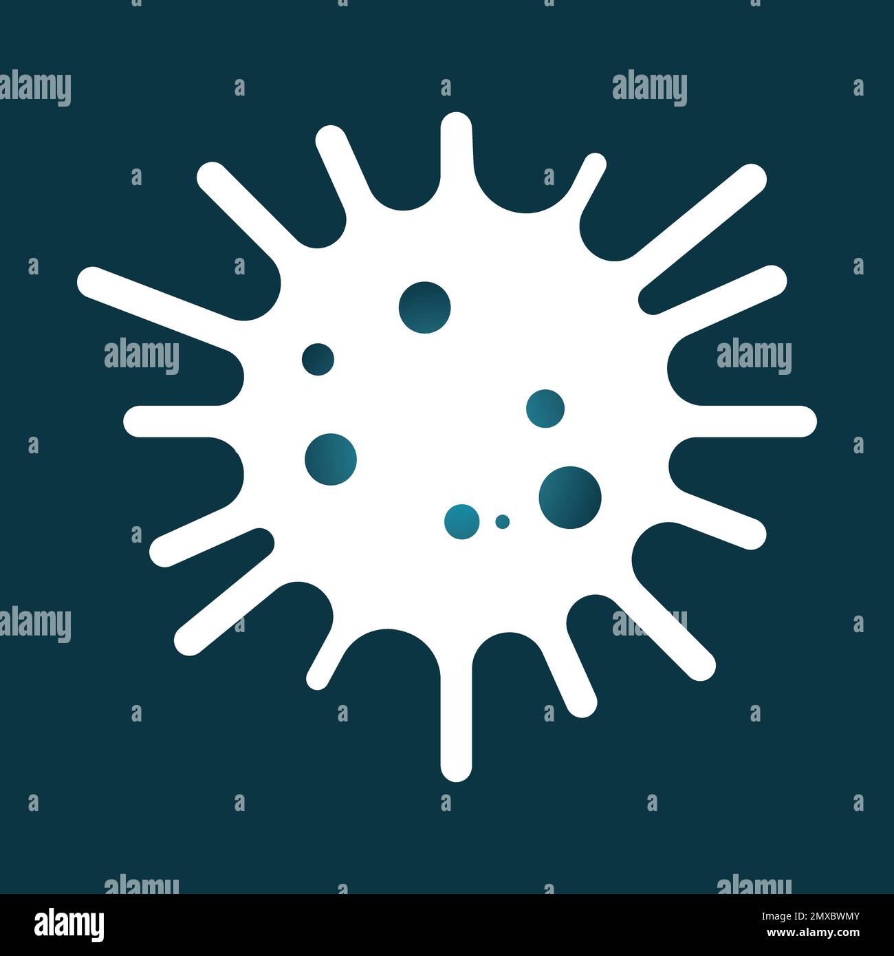 Bacteria, microbes, virus icon vector a symbol template Stock Vector ...