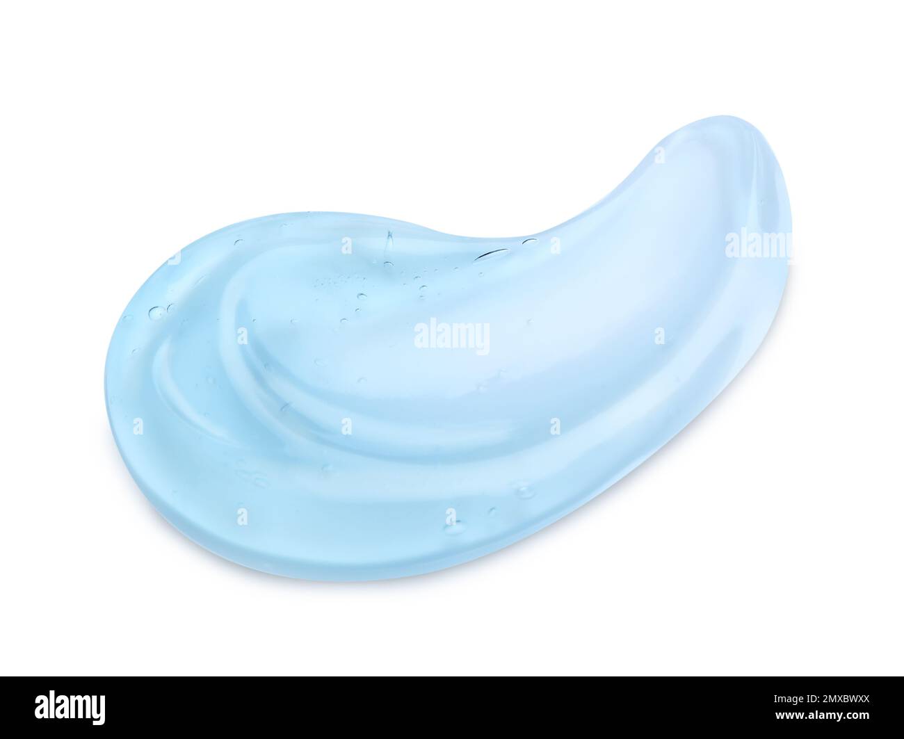 Sample of transparent cosmetic gel on light background, top view Stock ...