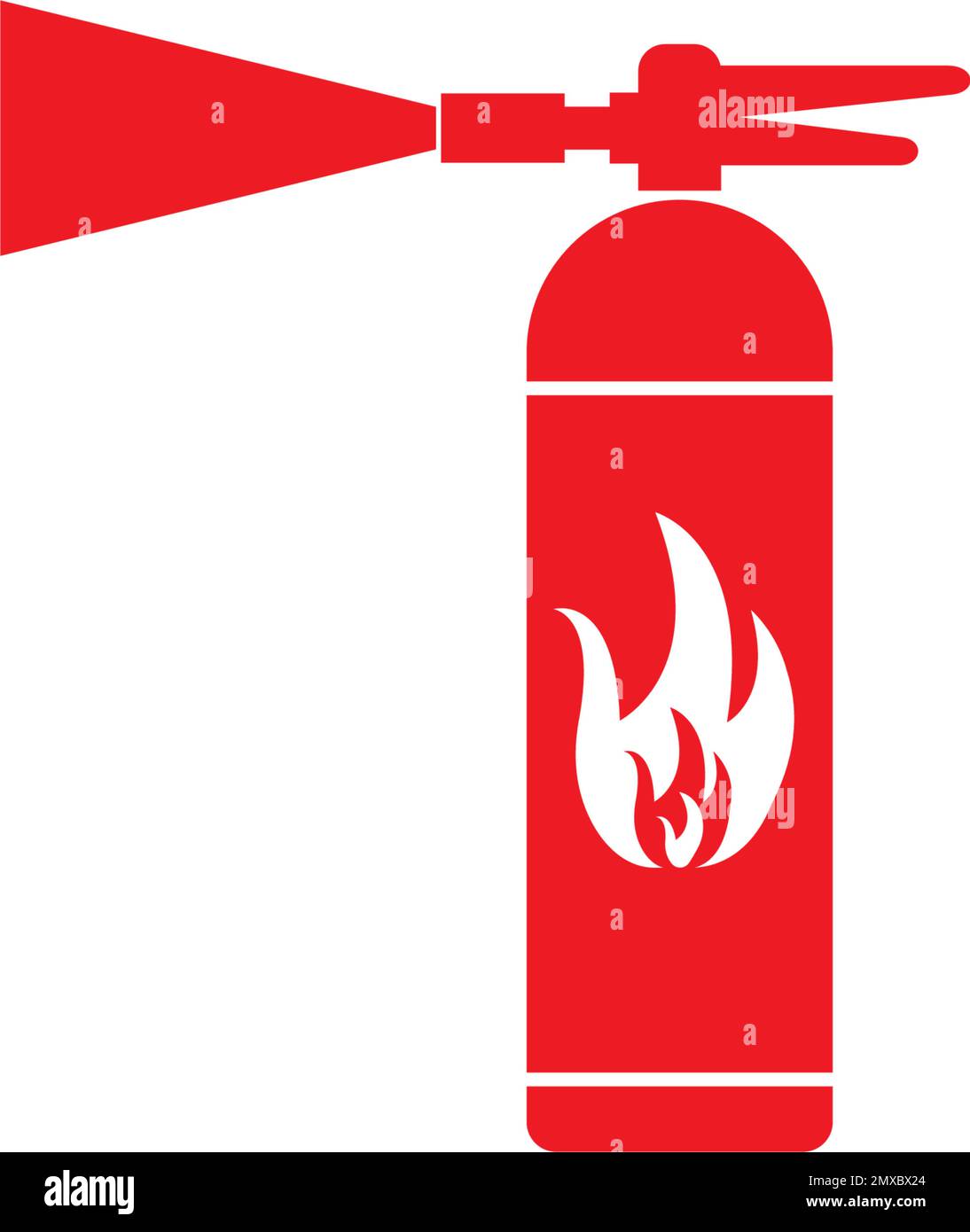 Fire extinguisher icon vector design logo template Stock Vector Image ...