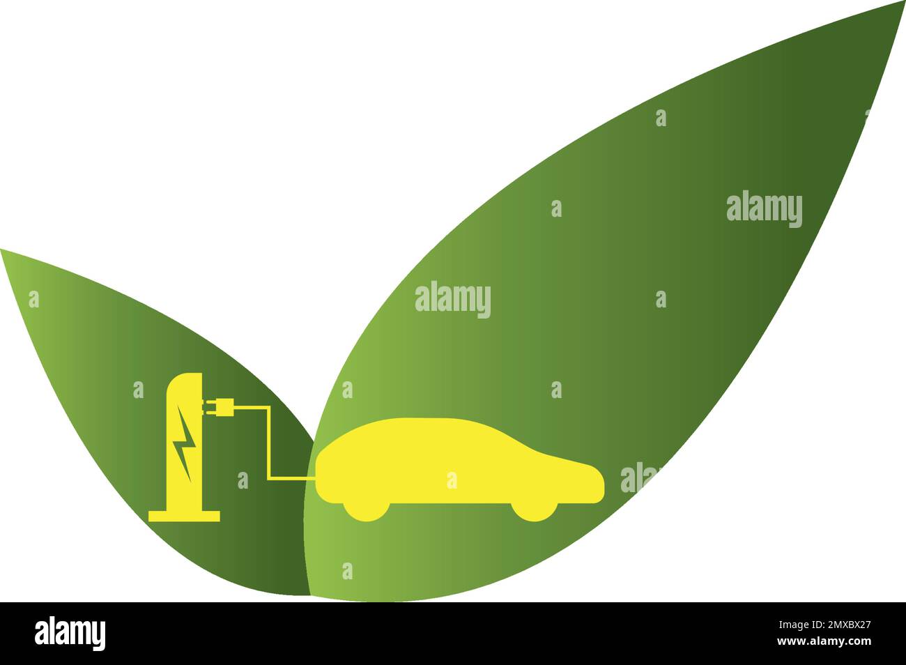 Electric car icon. Electrical cable plug charging symbol. Vector ...