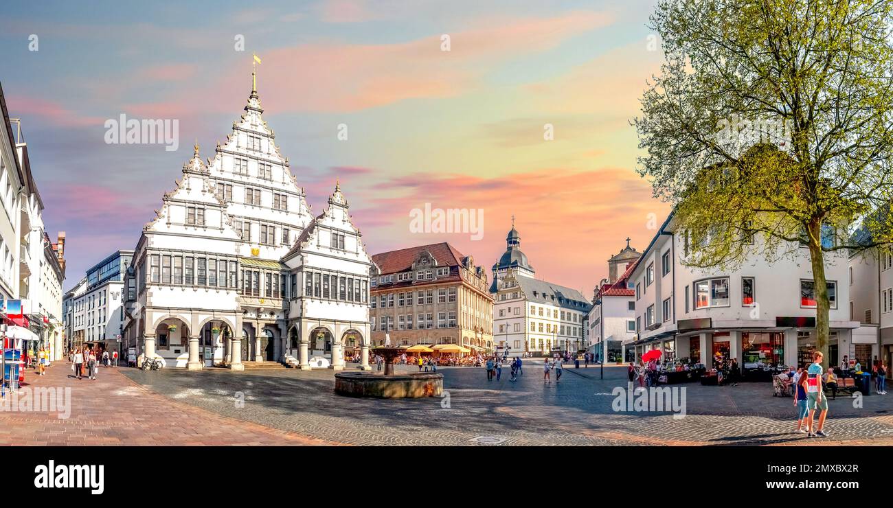 Old city of Paderborn, Germany Stock Photo - Alamy