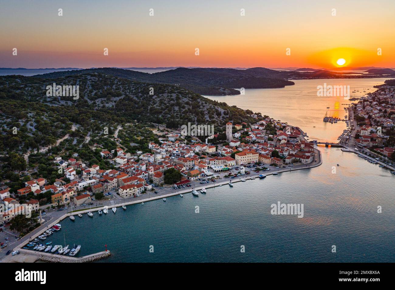 Tisno, island Murter Stock Photo - Alamy