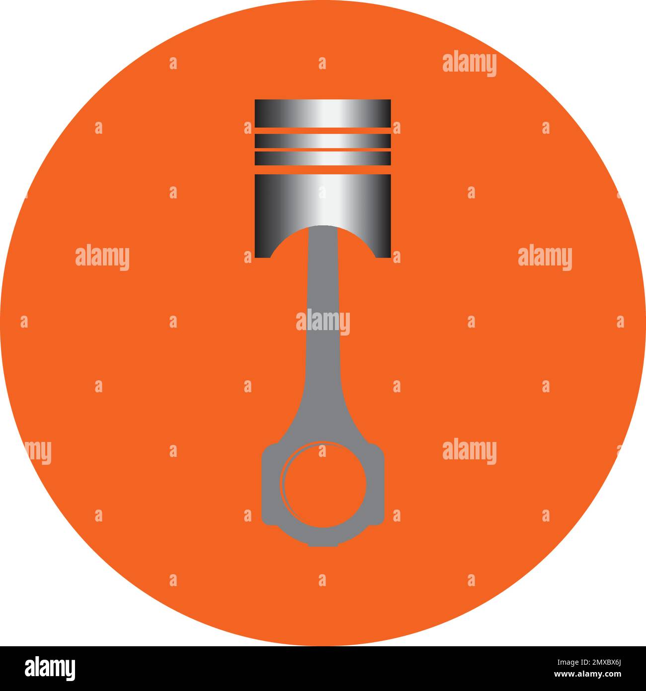 Piston vector icon illustration logo design Stock Vector Image & Art ...