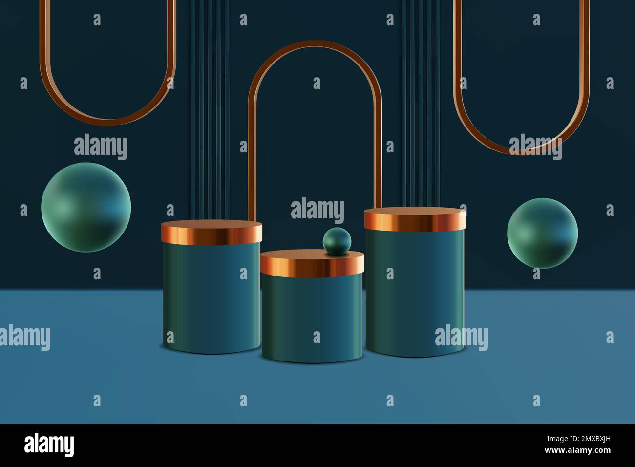 Composition podium design advertising Stock Vector Images - Alamy