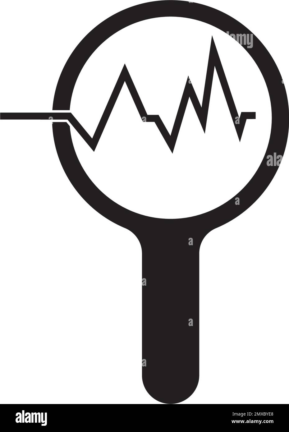 Analysis icon, Vector illustration logo design Stock Vector Image & Art ...