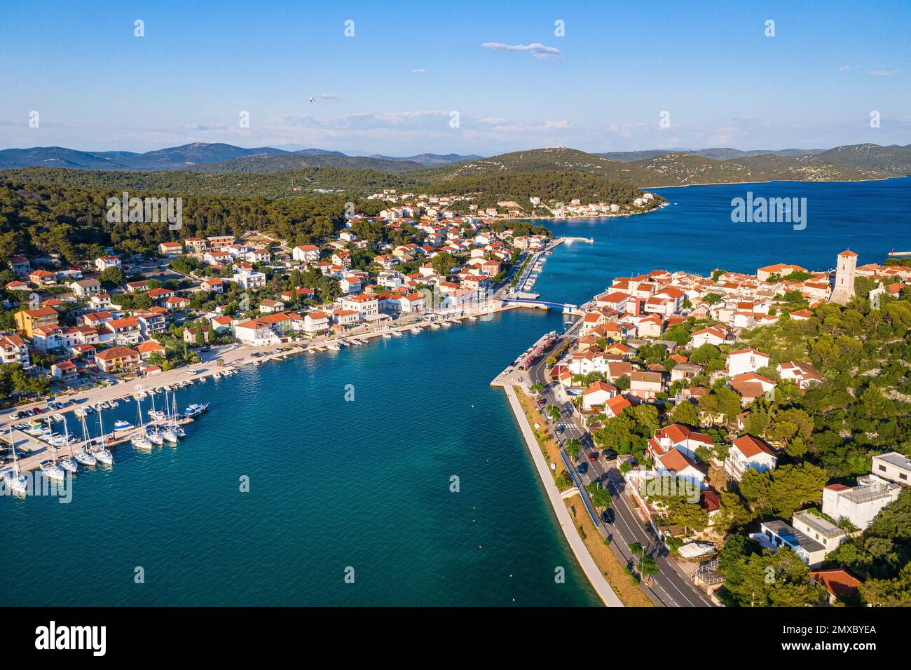 Tisno, island Murter Stock Photo - Alamy