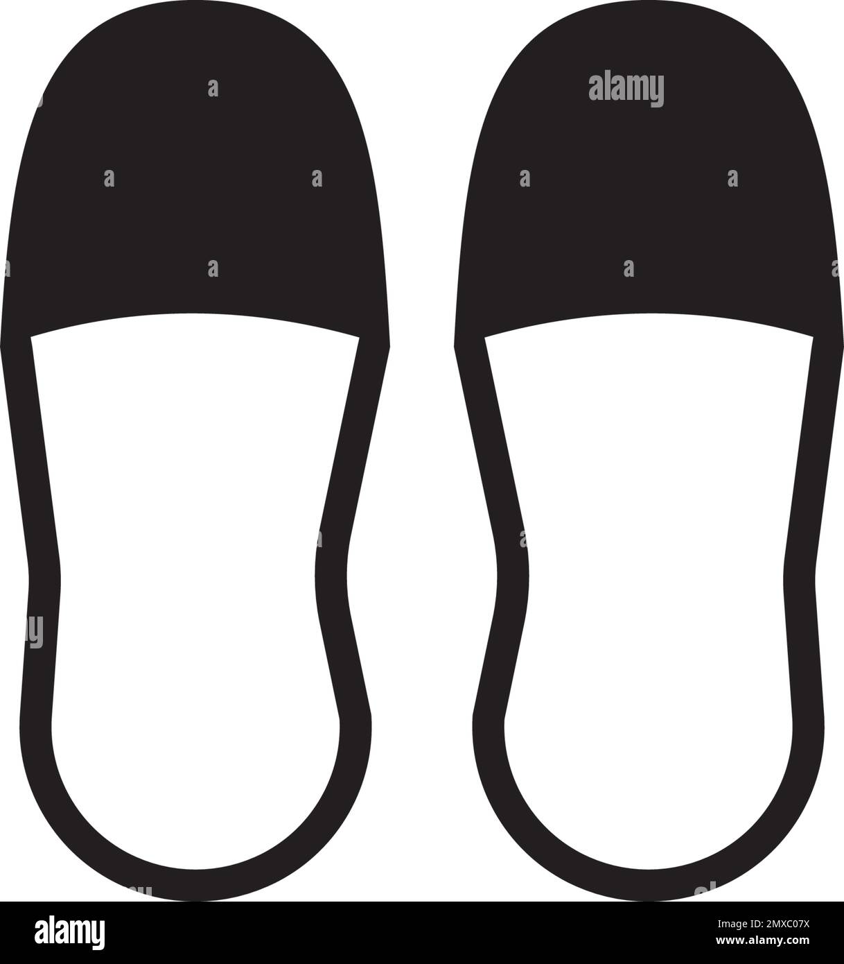 Slippers icon vector illustration logo design Stock Vector Image & Art - Alamy