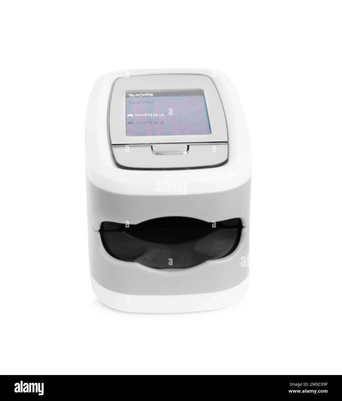 Finger pulse oximeter on Cut Out Stock Images & Pictures - Alamy