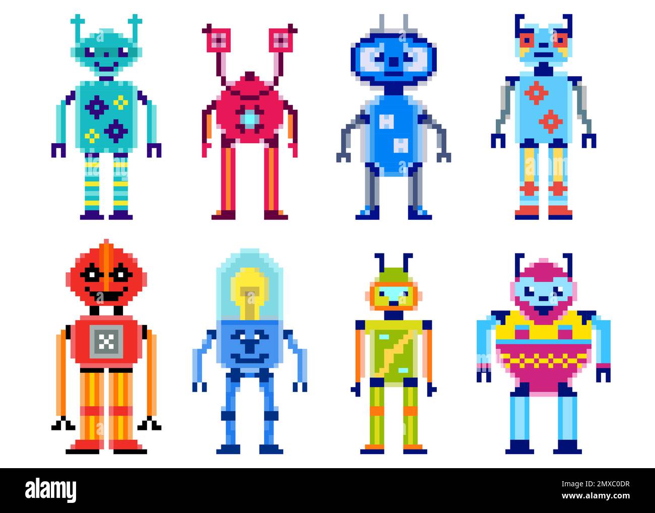 Collection of robots Stock Vector Image & Art - Alamy