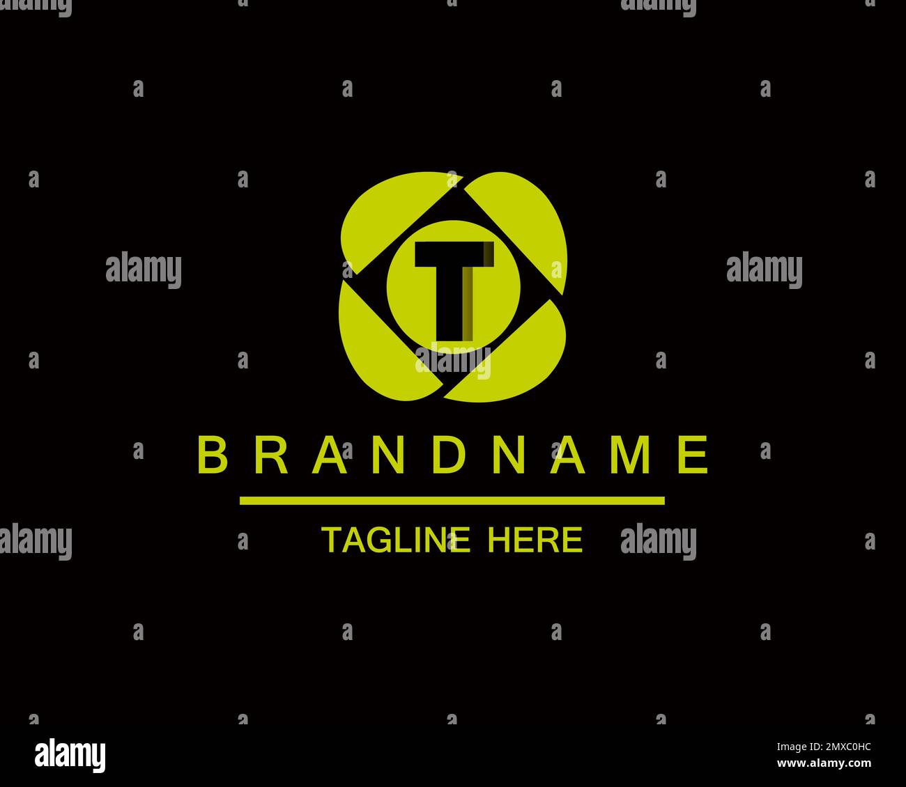 creative letter T logo design vector template for Camera Lens and wheel ...