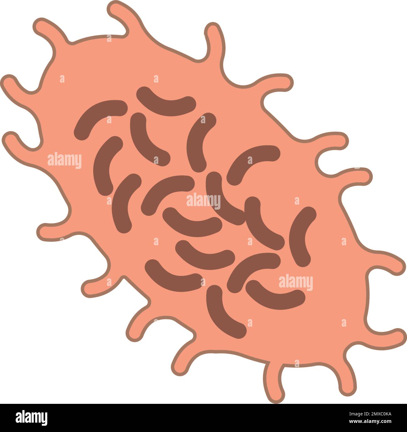 Virus epidemic flat set Cut Out Stock Images & Pictures - Alamy