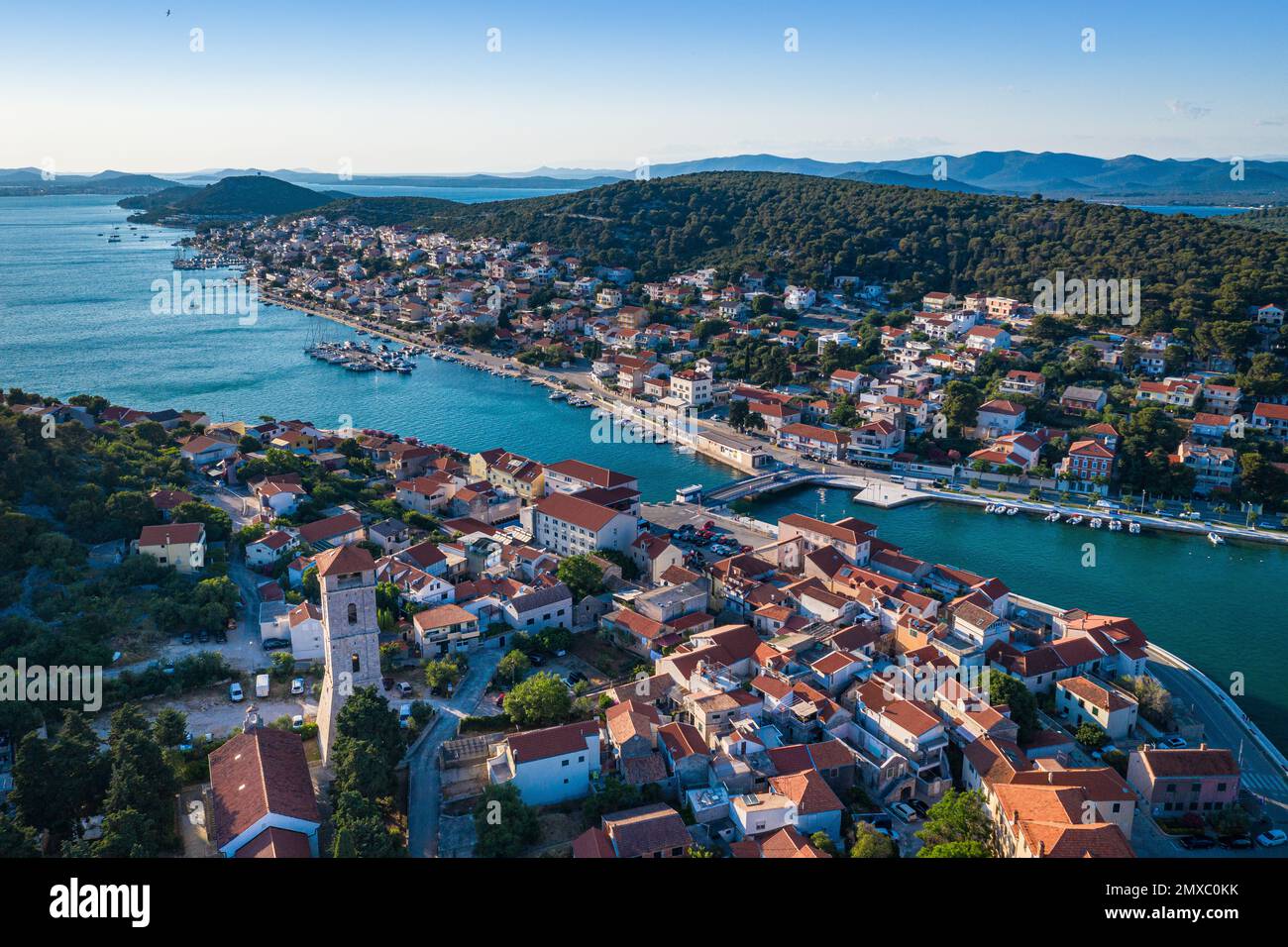 Tisno, island Murter Stock Photo - Alamy