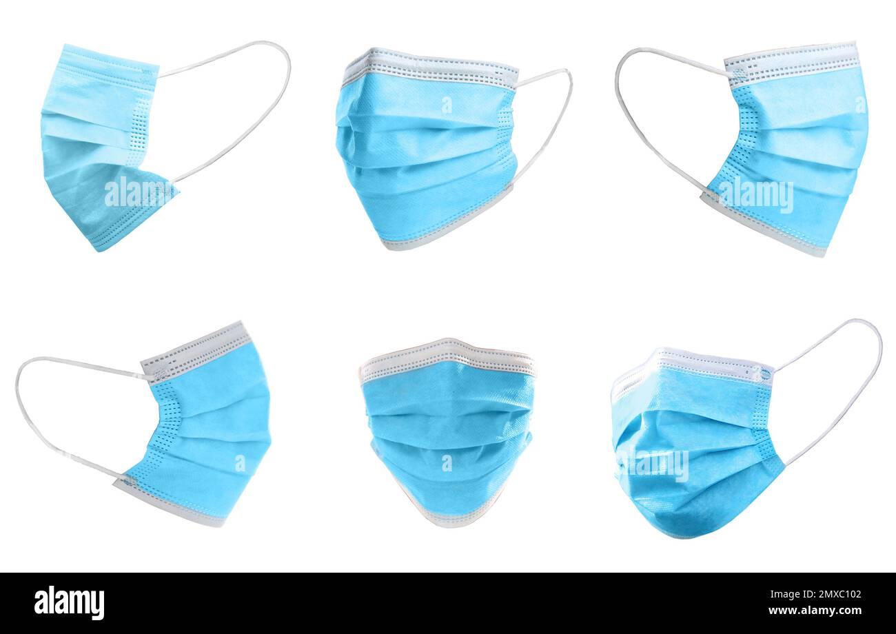 Set medical disposable flu Cut Out Stock Images & Pictures - Alamy