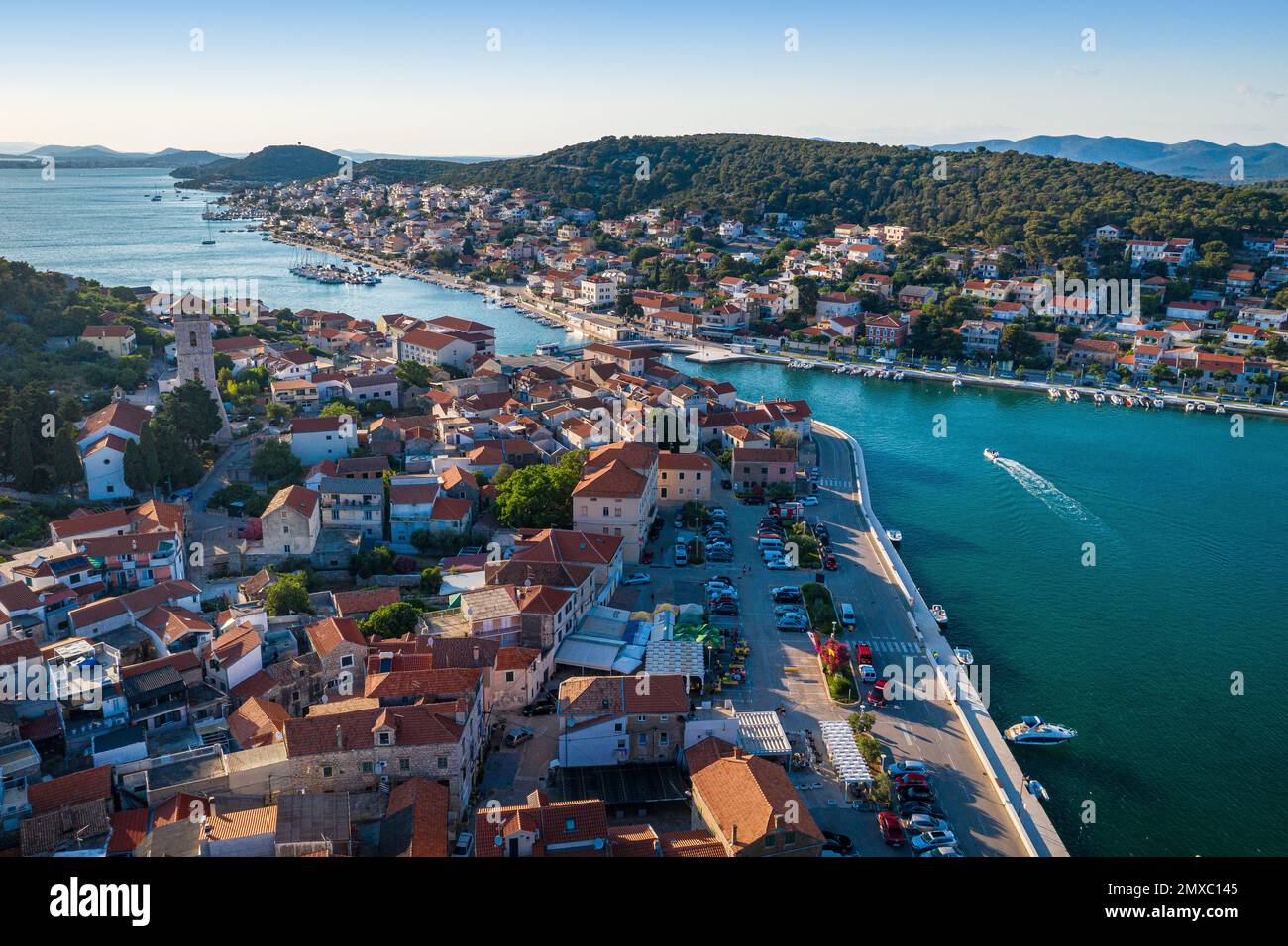 Tisno, island Murter Stock Photo - Alamy