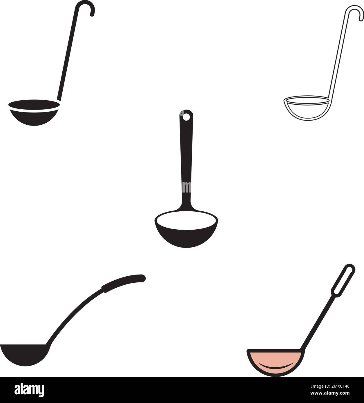 ladle icon vector illustration simple design Stock Vector Image & Art ...
