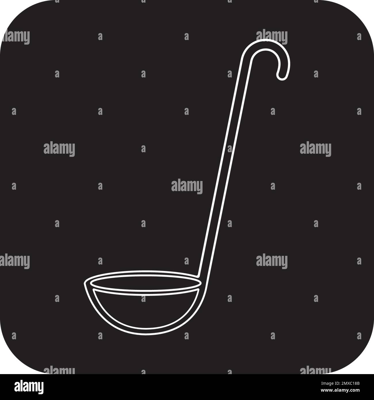 Ladle vector vectors hi-res stock photography and images - Alamy