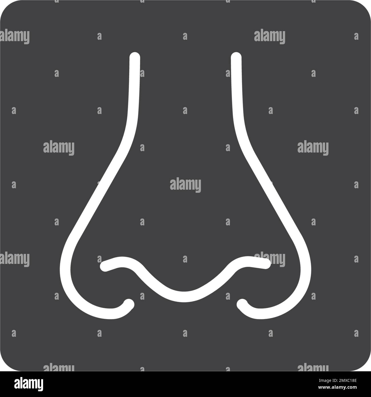 Closeup nose Stock Vector Images - Alamy