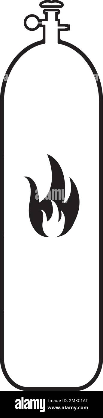 Gas cylinders icon vector design illustration Stock Vector Image & Art ...