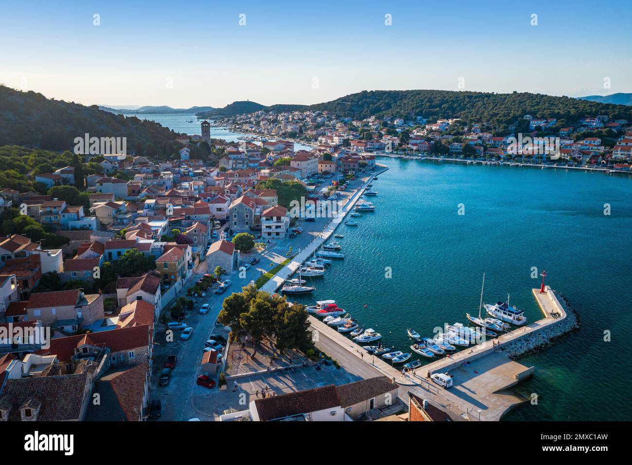 Tisno, island Murter Stock Photo - Alamy