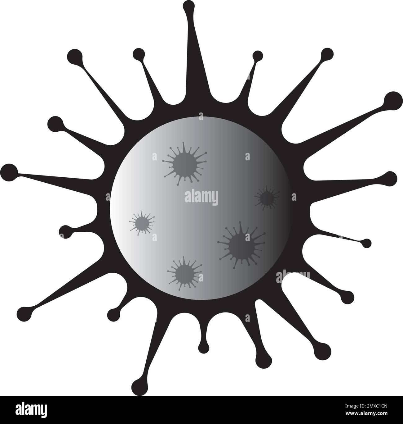 Bacteria, microbes, virus icon vector a symbol template Stock Vector ...