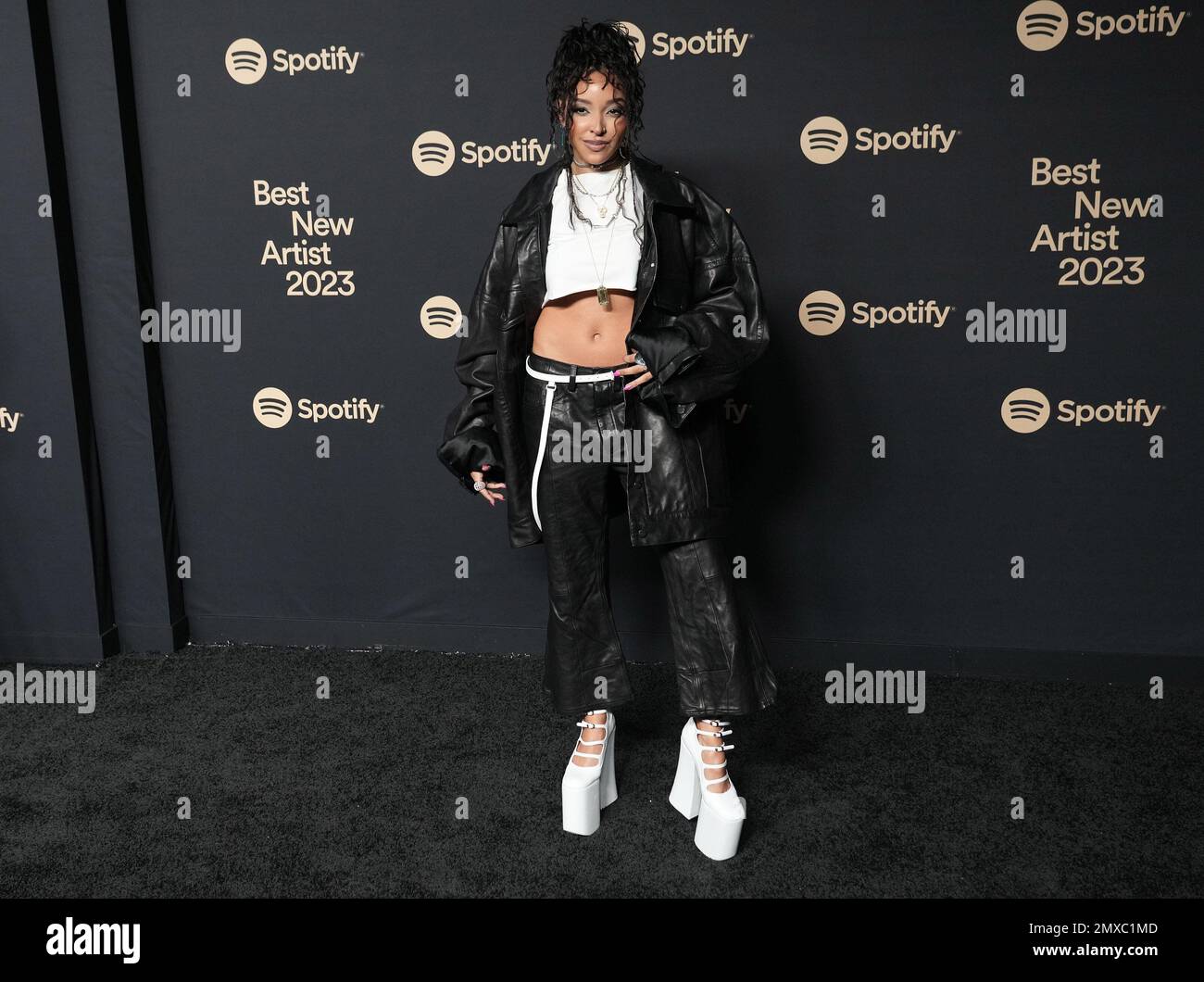 West Hollywood, CA, February 2, 2023. Tinashe arrives at the Spotify's ...