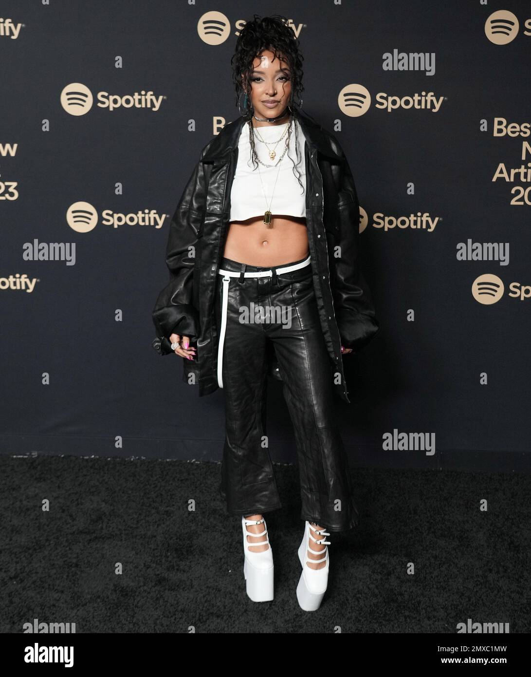 West Hollywood, CA, February 2, 2023. Tinashe arrives at the Spotify's ...