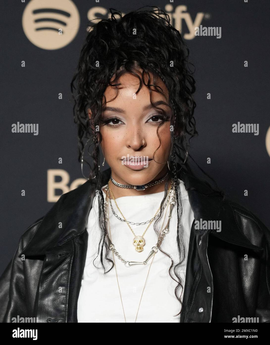 West Hollywood, CA, February 2, 2023. Tinashe arrives at the Spotify's ...