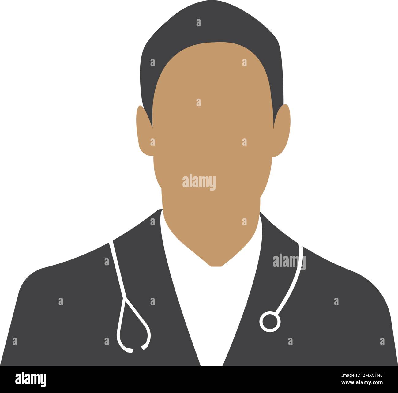 Medical doctor profile icon male hi-res stock photography and images ...