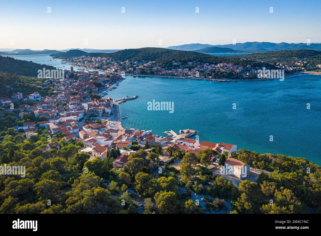 Tisno, island Murter Stock Photo - Alamy