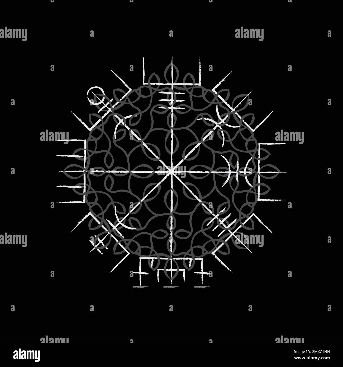 Viking rune silhouette hi-res stock photography and images - Alamy