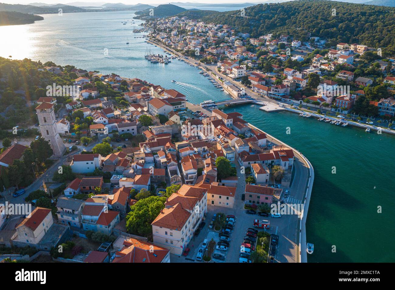 Tisno, island Murter Stock Photo - Alamy
