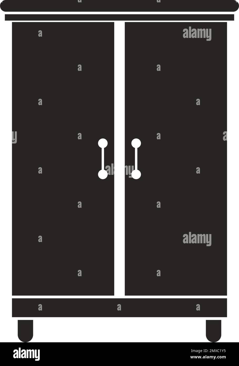 Cupboard icon vector design illustration template Stock Vector Image ...