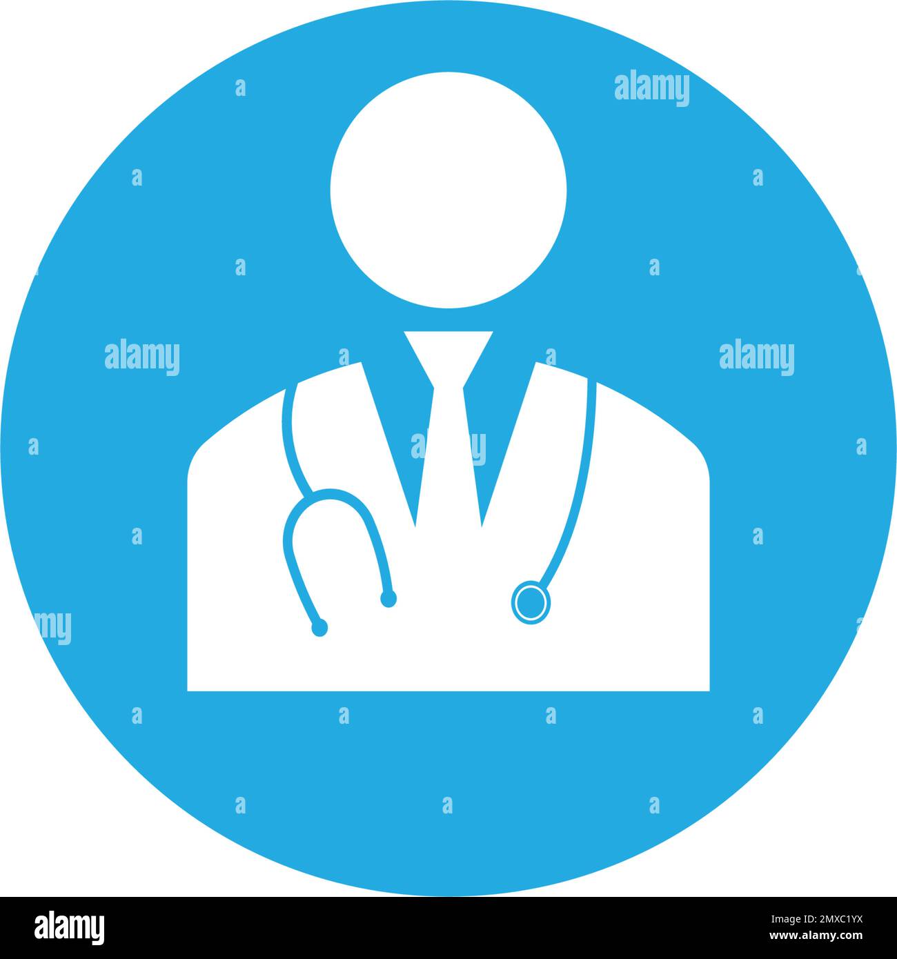 Medical doctor profile icon male Stock Vector Images - Alamy