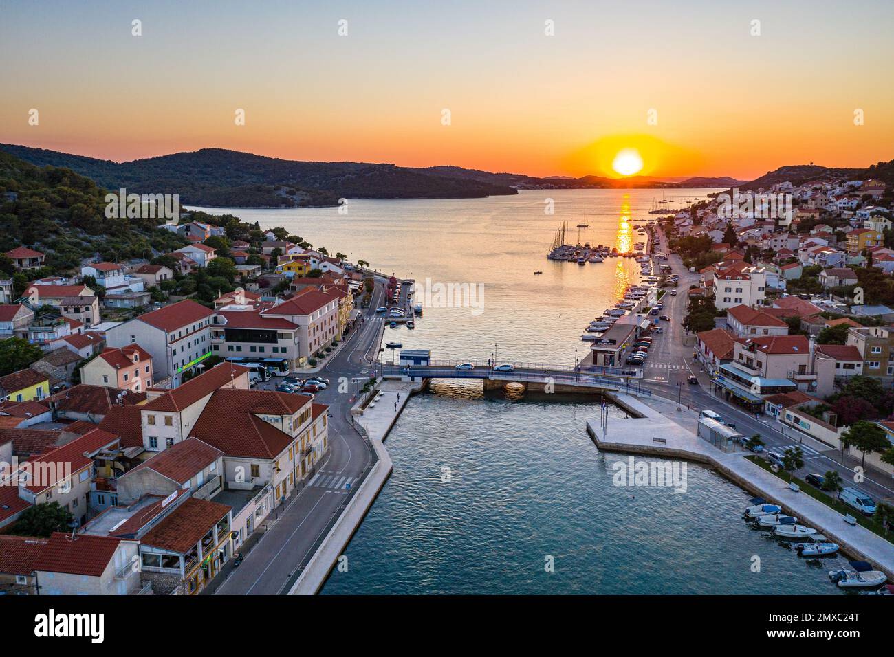 Tisno, island Murter Stock Photo - Alamy