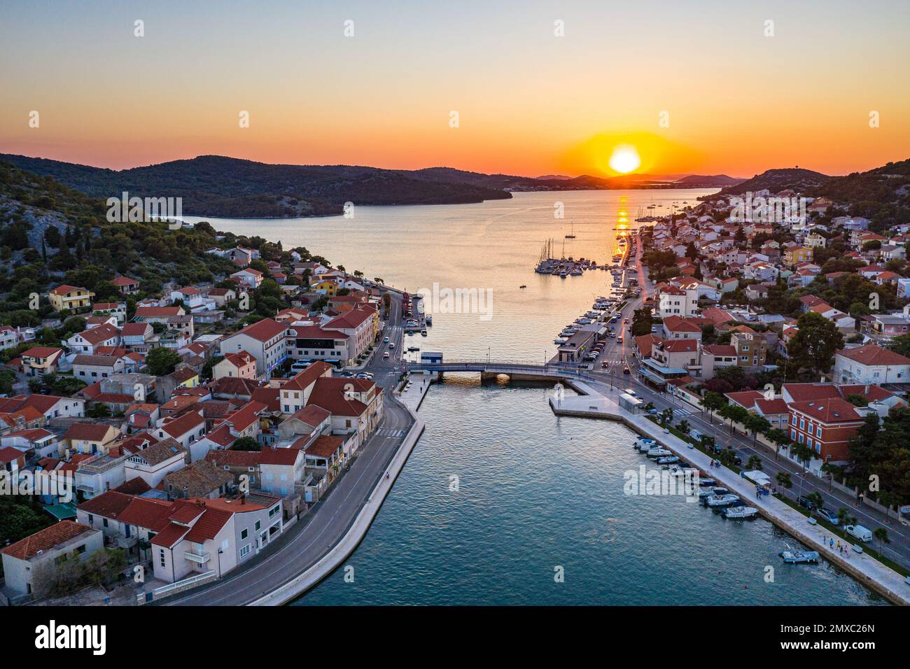 Tisno, island Murter Stock Photo - Alamy