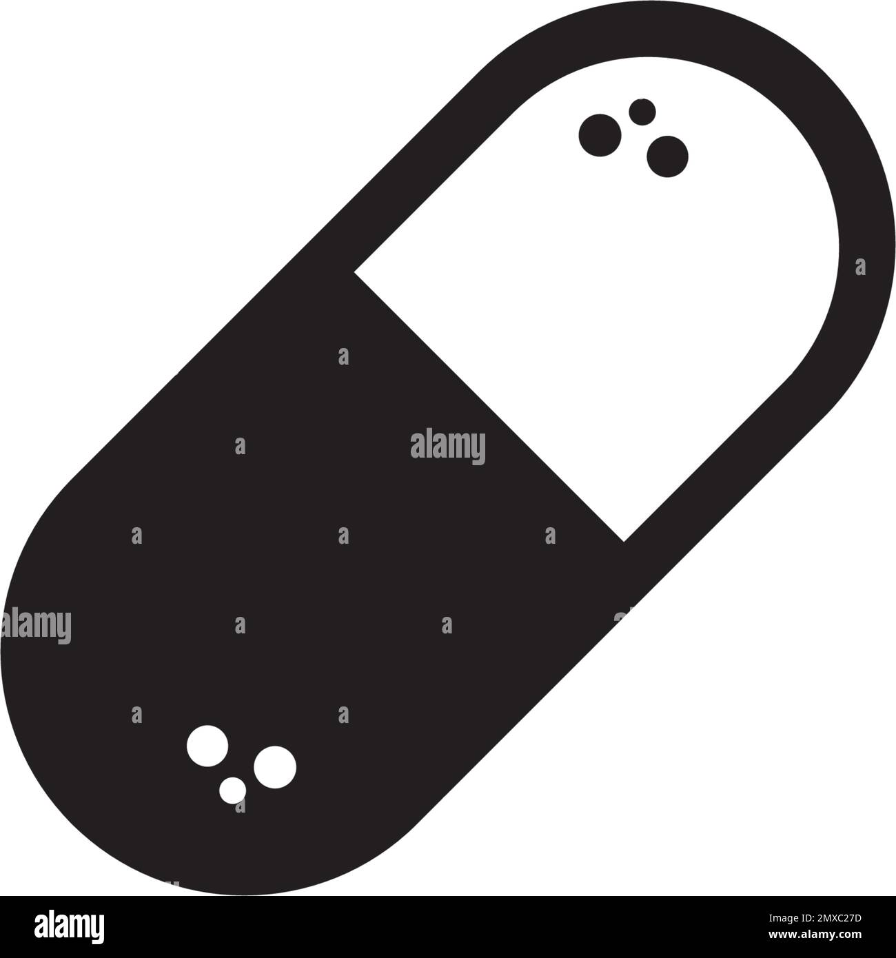 Medical pil icon vector illustration logo design Stock Vector Image ...