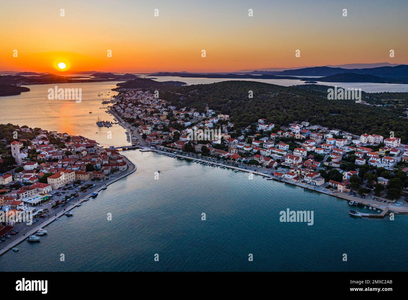 Tisno, island Murter Stock Photo - Alamy