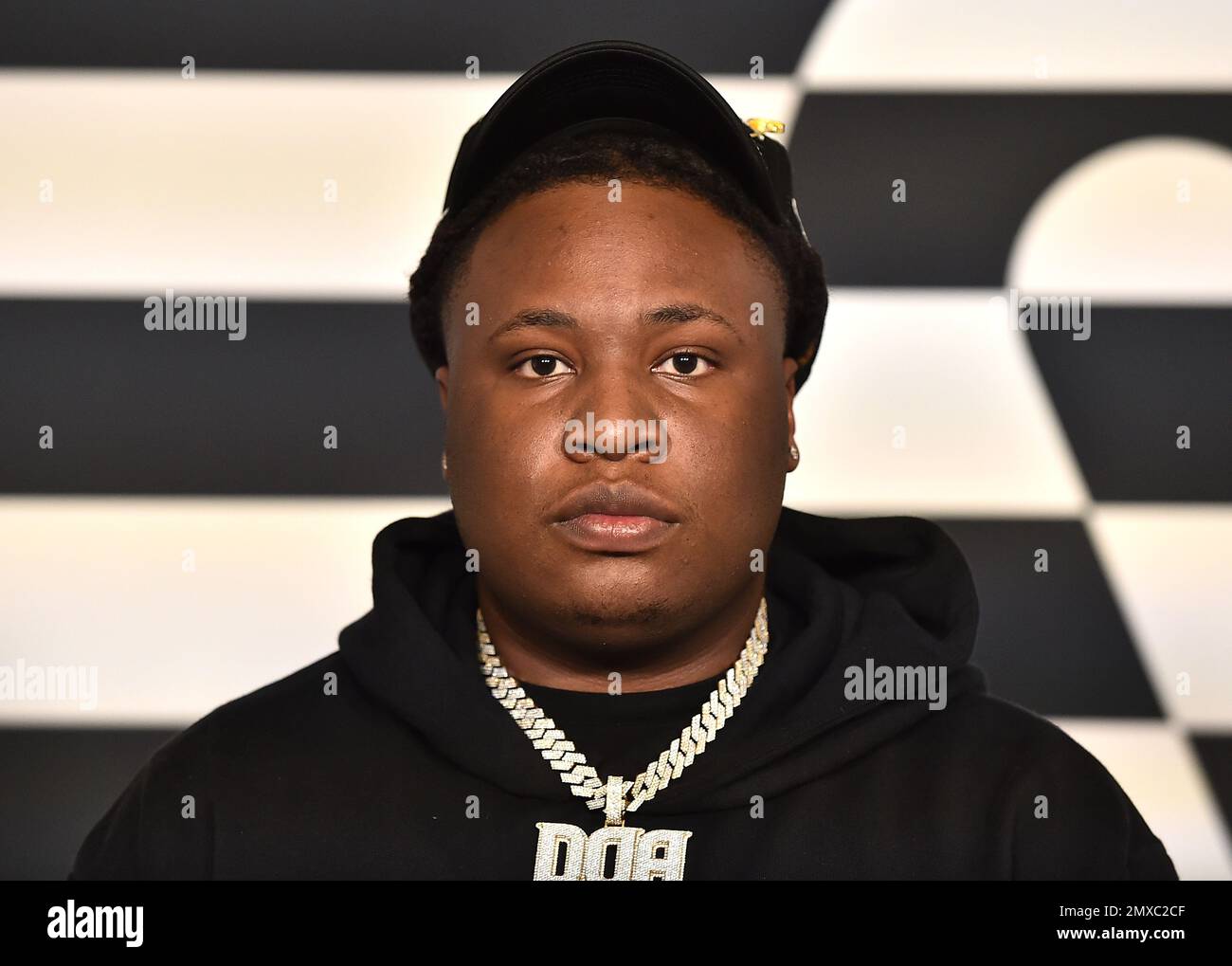 Tay Keith arriving to the Warner Music Group Pre Grammy Party at ...