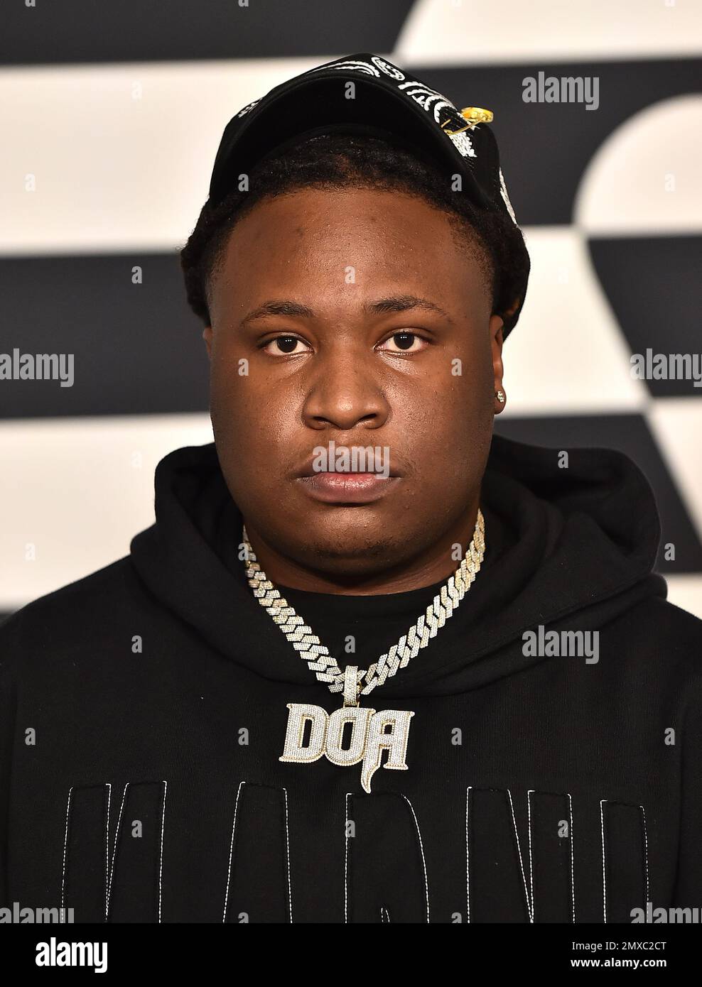 Tay Keith arriving to the Warner Music Group Pre Grammy Party at ...