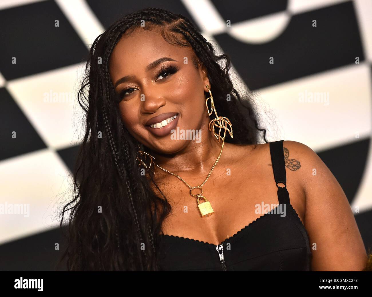 Baby Tate arriving to the Warner Music Group Pre Grammy Party at ...