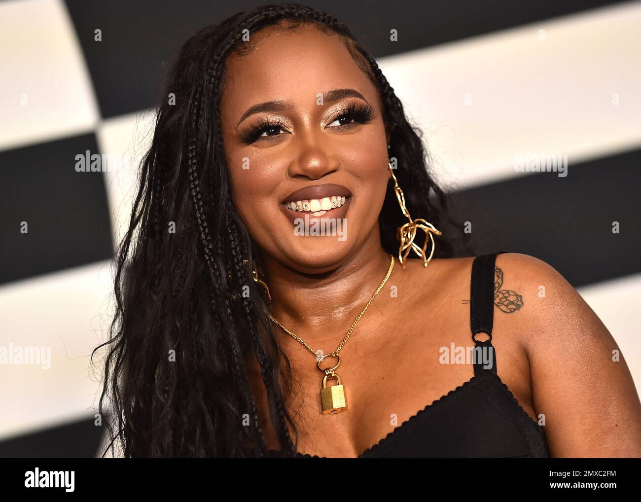 Baby Tate arriving to the Warner Music Group Pre Grammy Party at ...