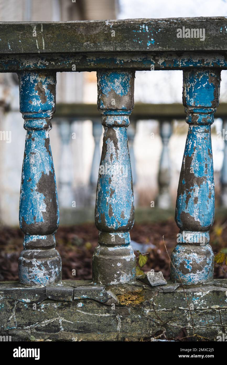 Baroque balustrade pillar renaissance baroque hi-res stock photography ...