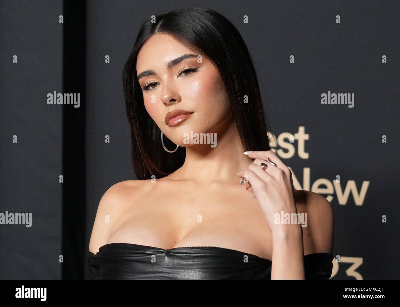 Los Angeles, USA. 02nd Feb, 2023. Madison Beer arrives at the Spotify's 2023 Best New Artist ...