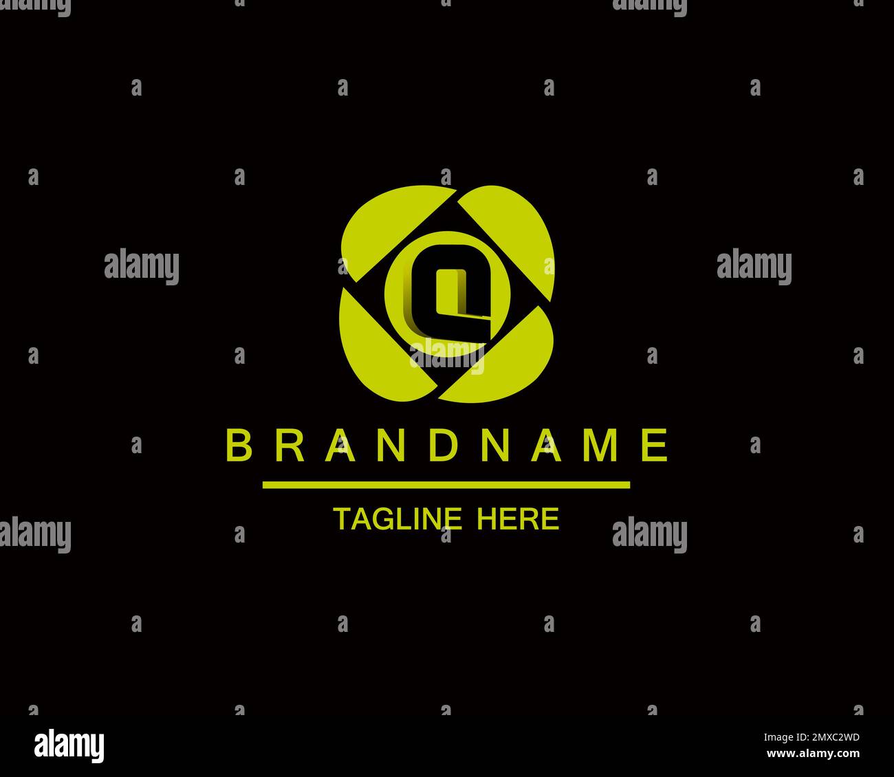 Initial Letter Q Photography Logo Camera lens Concept. Photography Logo ...