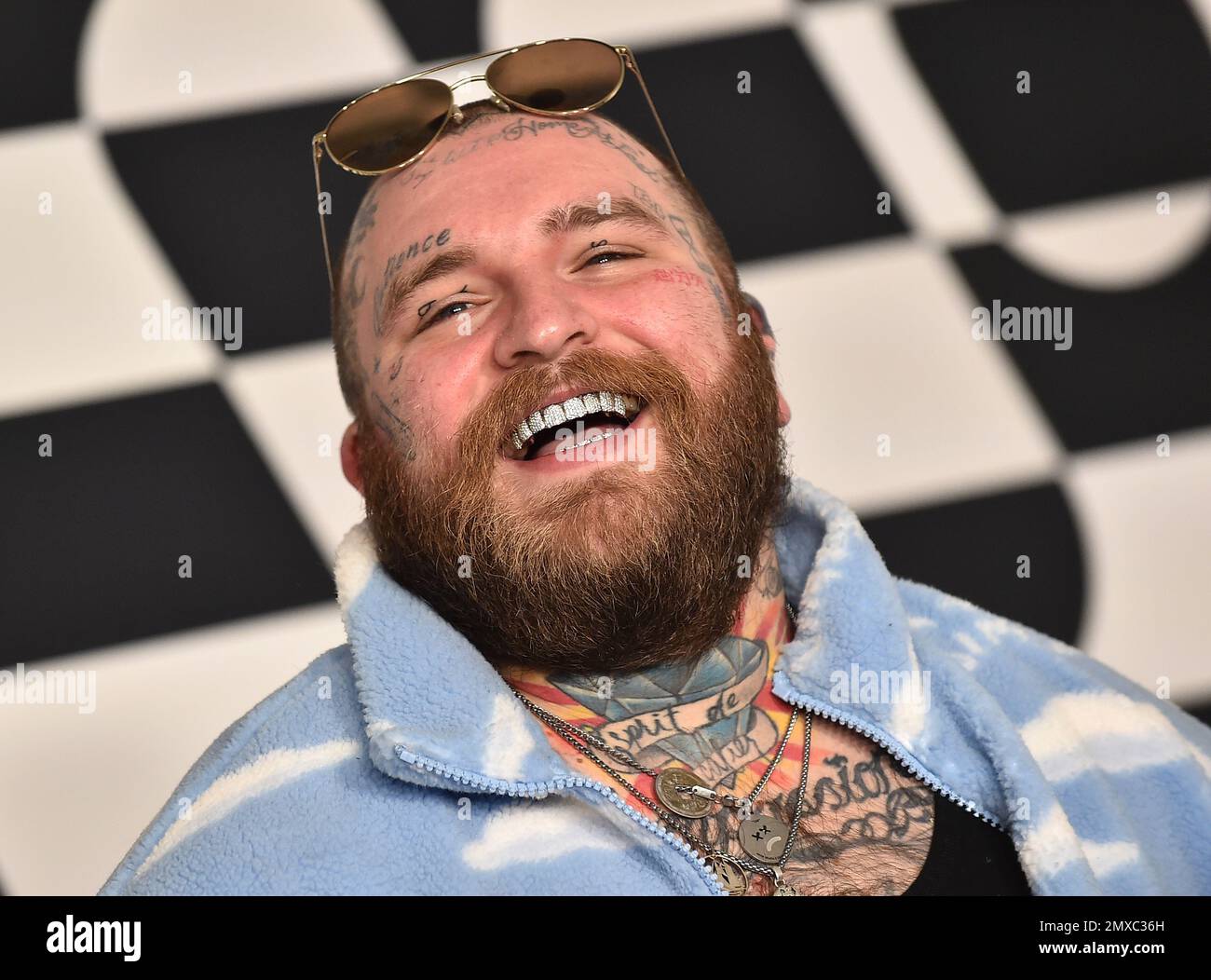 Teddy Swims arriving to the Warner Music Group Pre Grammy Party at ...