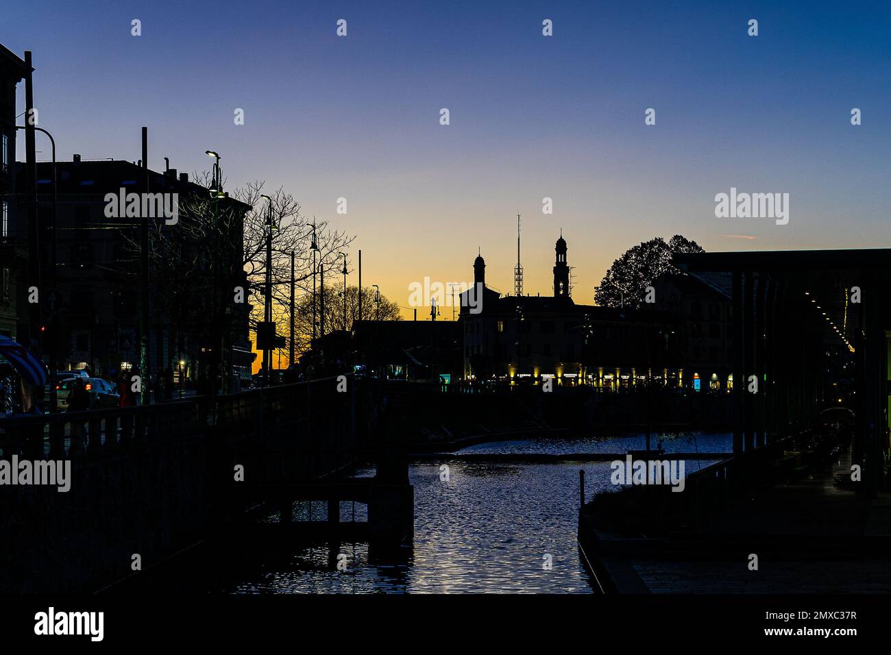 Darsena is a historic harbor in Milan, Italy that was used for commerce ...