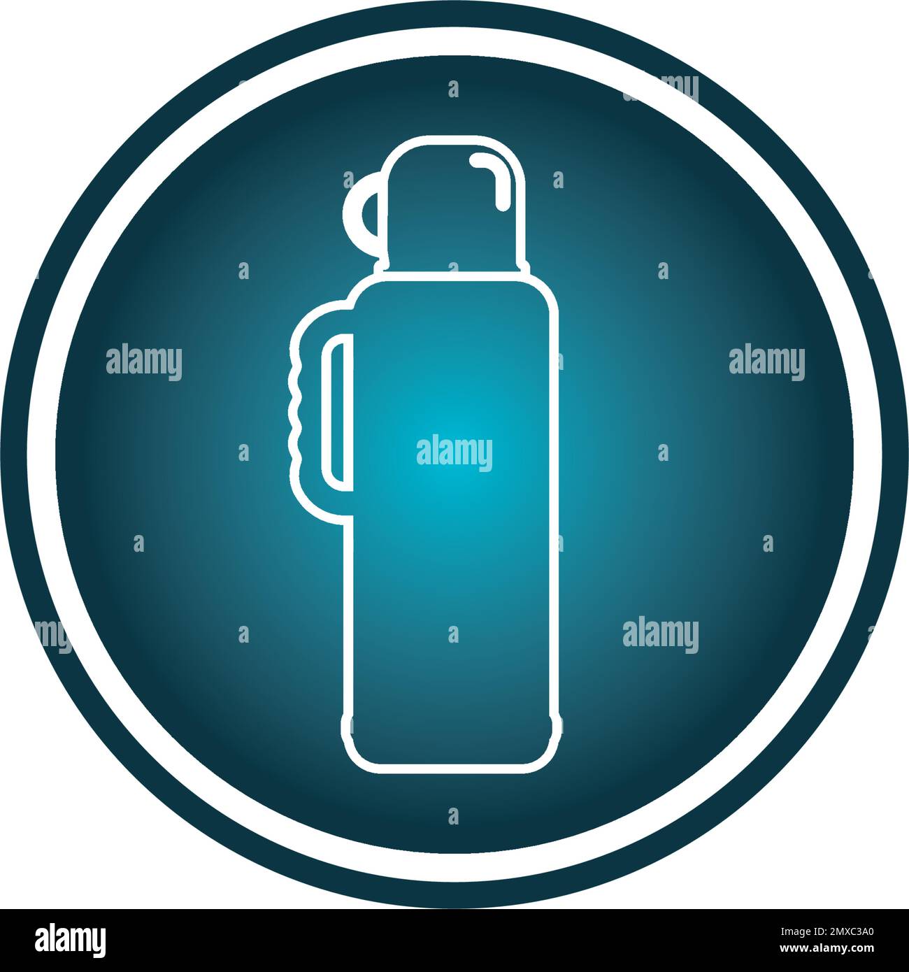Thermos vector icon illustration design template Stock Vector Image ...