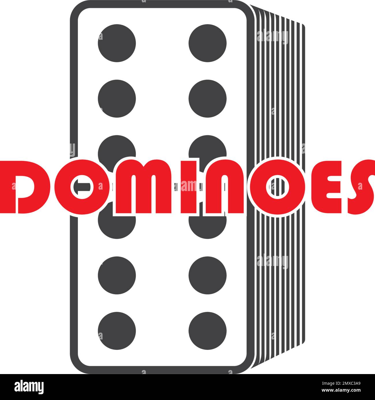 Dominoes logo vector design illustration background template . eps10 ...