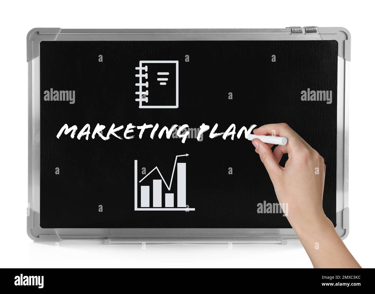 Woman university student writing Cut Out Stock Images & Pictures - Alamy